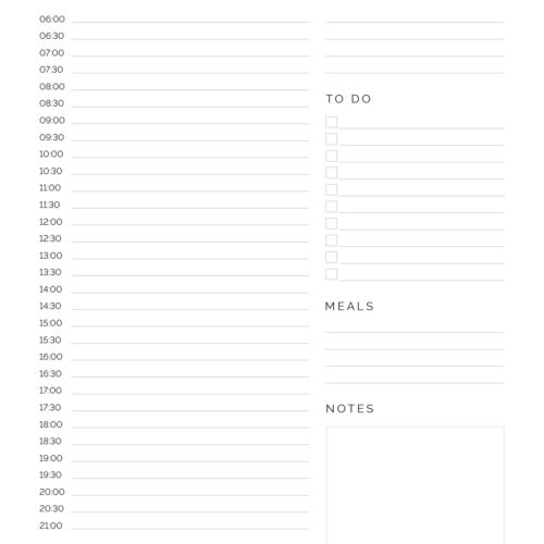 Daily Planner Bundle - Neat and Tidy Design