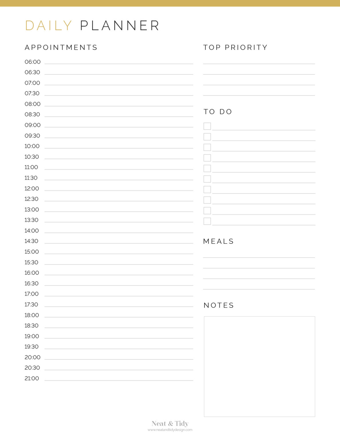 Essential Planner Kit - Neat and Tidy Design