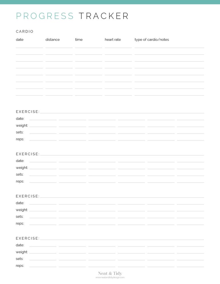 Mini Health & Fitness Kit - Neat and Tidy Design