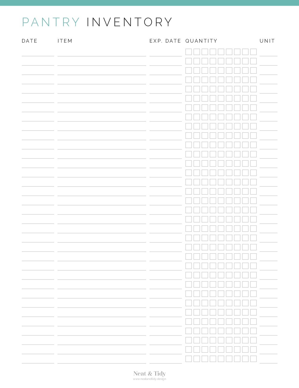 Meal Planner Bundle - Neat and Tidy Design