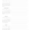 2022 Important Dates - Neat and Tidy Design