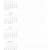 2022 Important Dates - Neat and Tidy Design