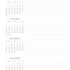 2022 Important Dates - Neat and Tidy Design