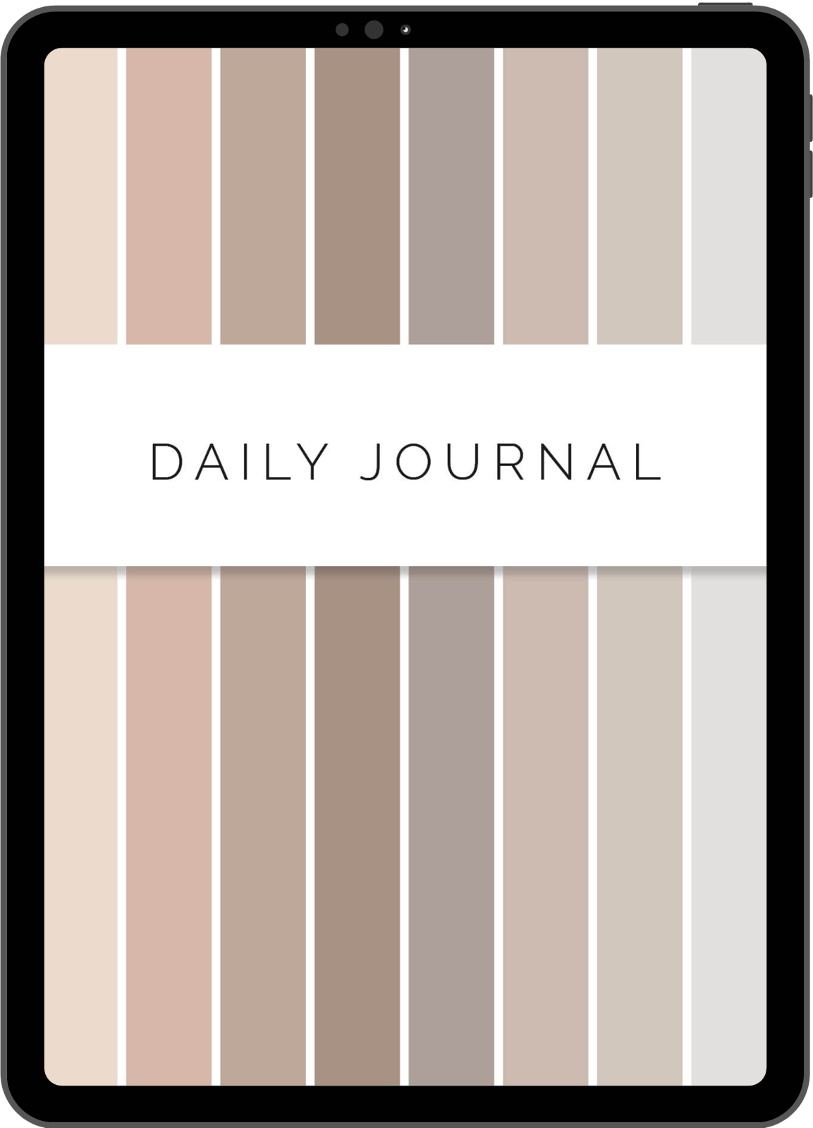 Digital Daily Journal - Neat and Tidy Design