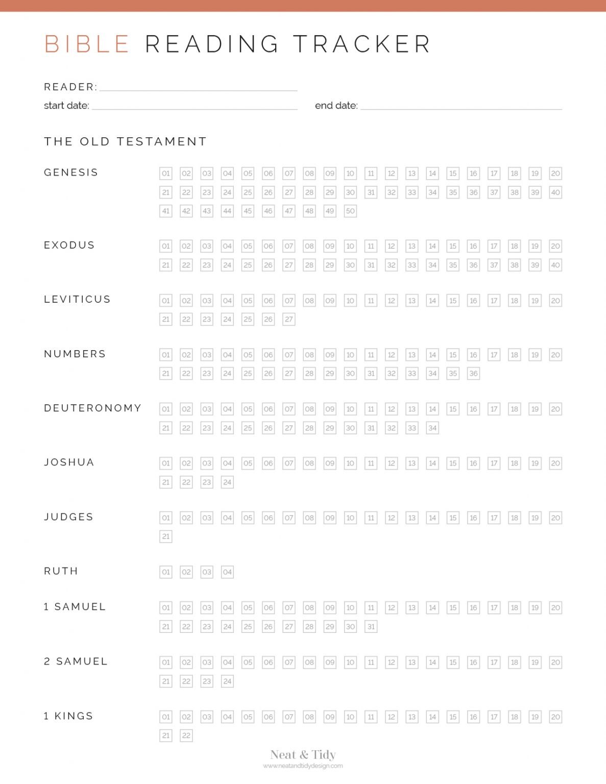 Bible Study Planner Kit - Neat and Tidy Design