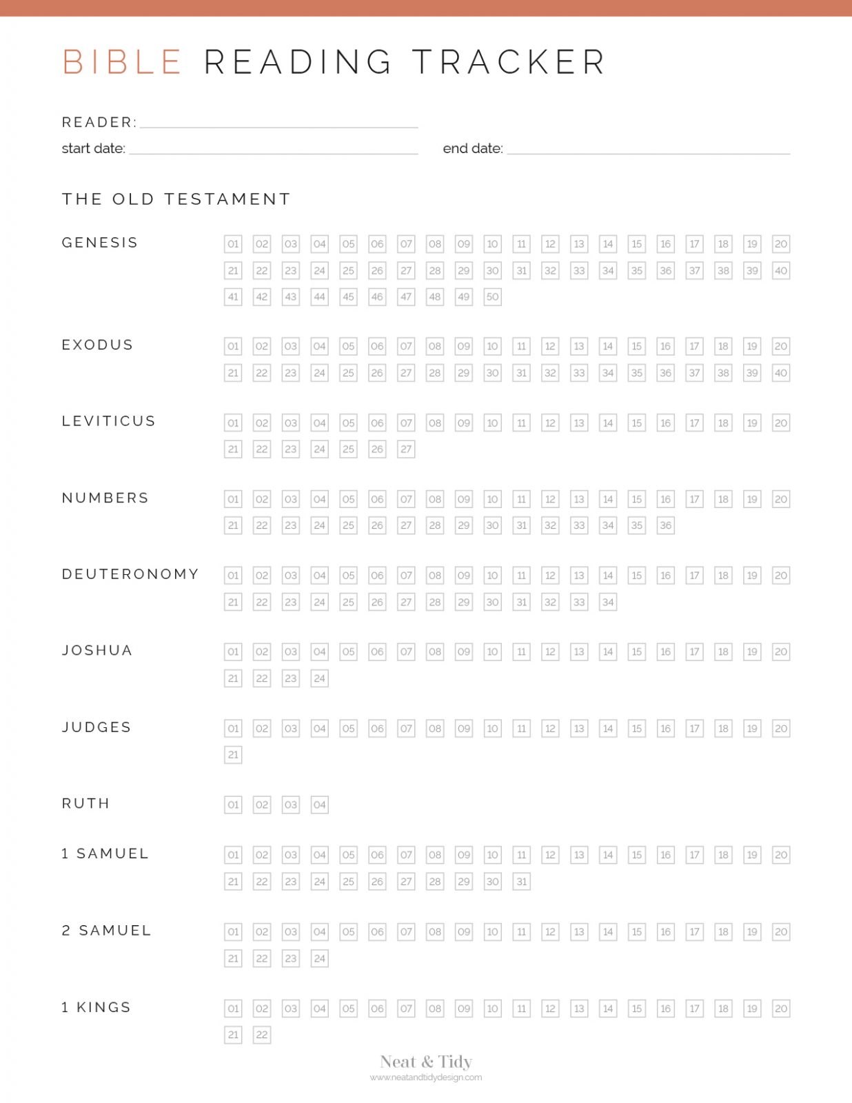 Bible Study Planner Kit - Neat and Tidy Design