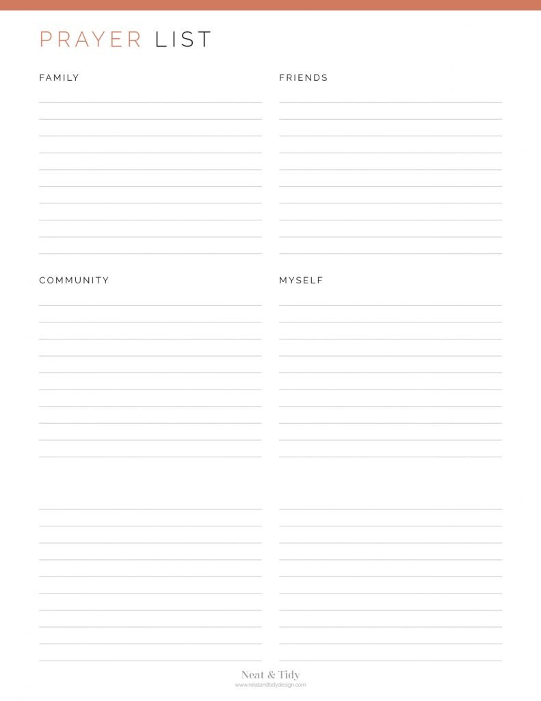 Bible Study Planner Kit - Neat and Tidy Design