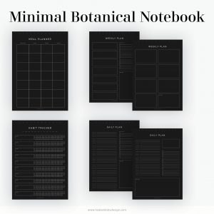 Digital Minimal Notebook for GoodNotes - Neat and Tidy Design