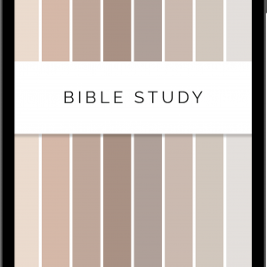 Digital Bible Study Planner - Neat and Tidy Design