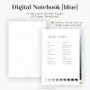 Digital Notebook - Neat and Tidy Design