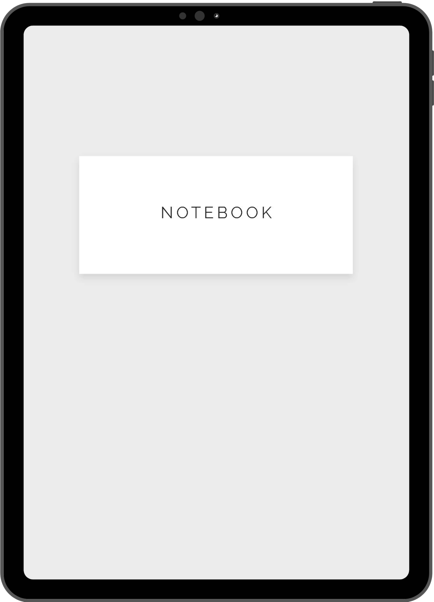 Digital Notebook - Neat and Tidy Design