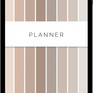 Digital Undated Planner - Neat and Tidy Design