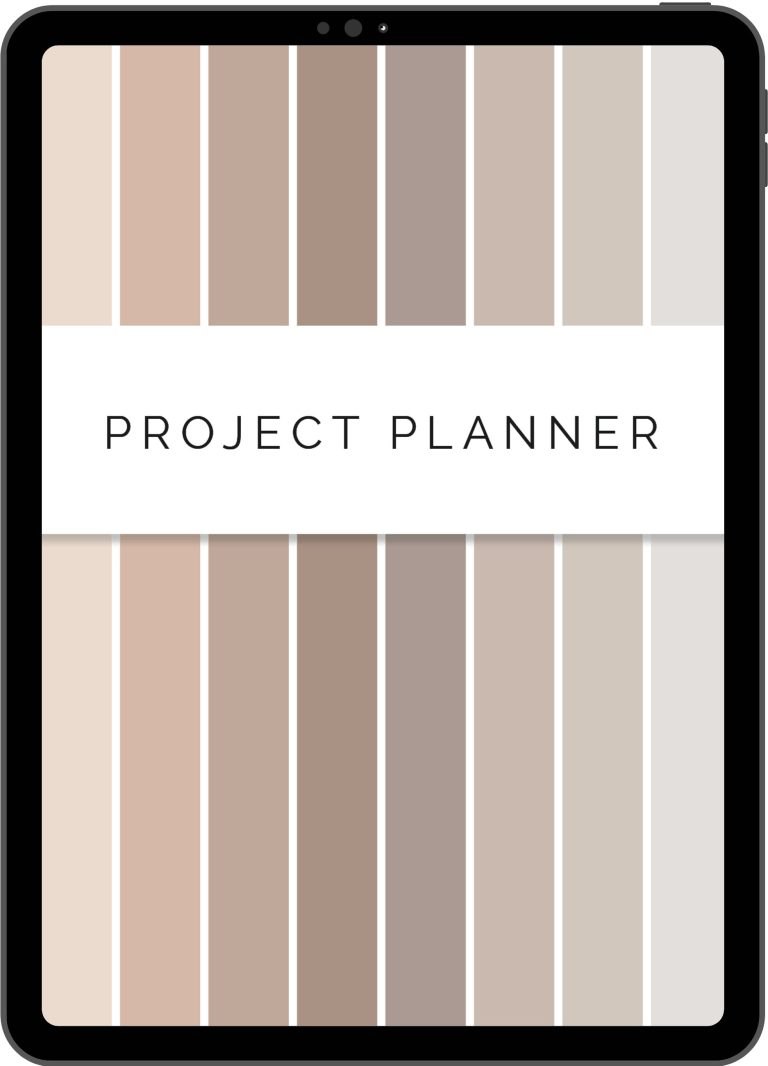 Digital Project Planner - Neat and Tidy Design