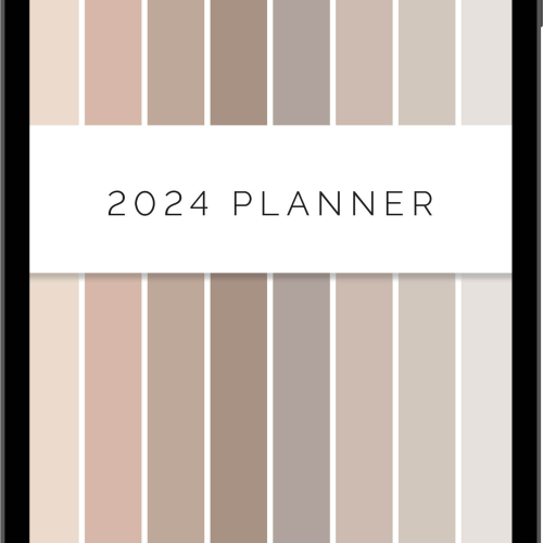 Digital 2024 Daily, Weekly, Monthly Planner - Neat and Tidy Design