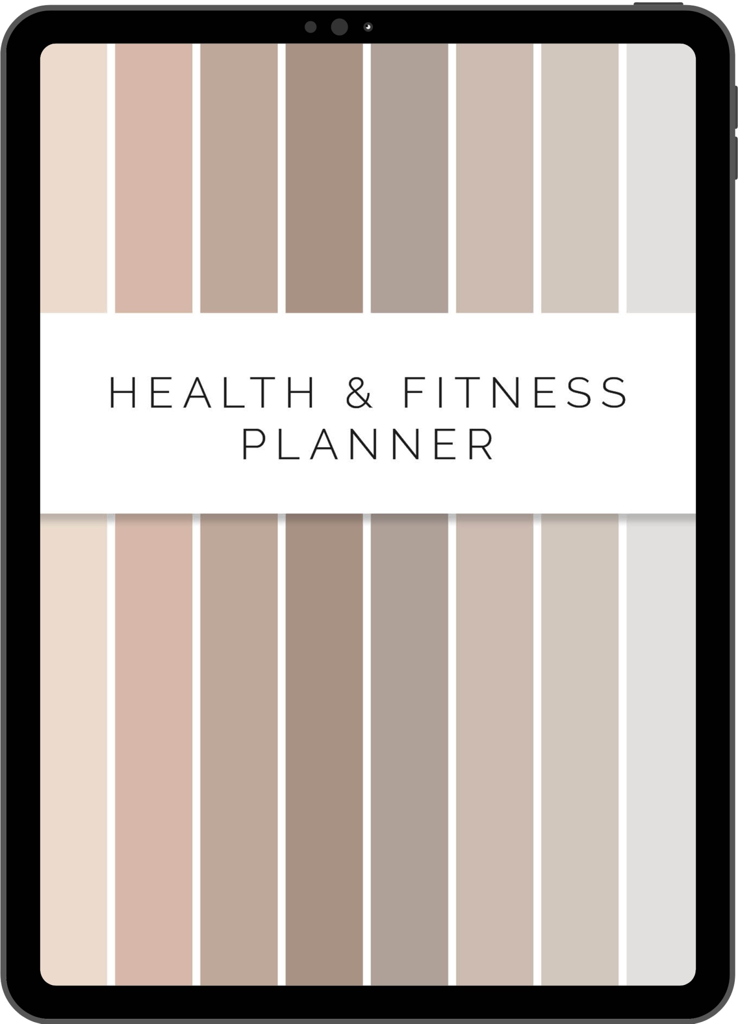 Digital Health & Fitness Planner - Neat and Tidy Design